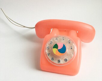 Pink telephone | Etsy