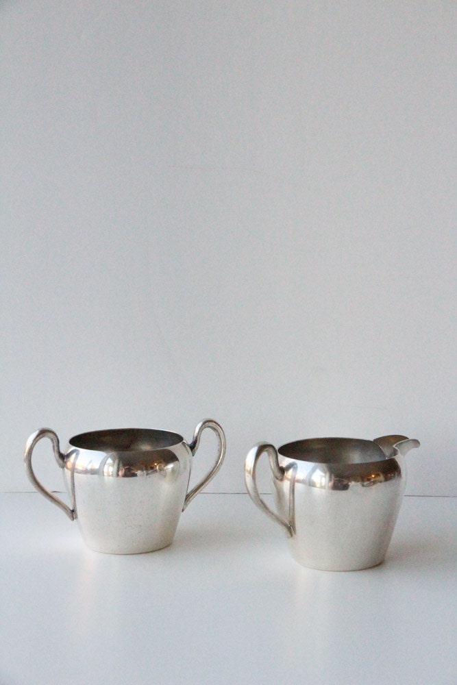 Gotham Cream and Sugar Silver-plate Over Copper – Haute Juice