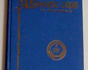 Masonic code book | Etsy