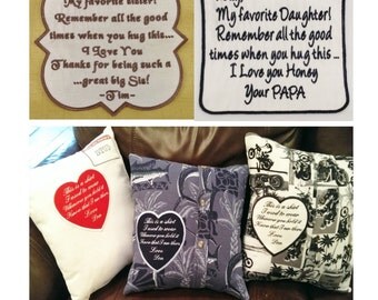 Unique memory pillow patch related items | Etsy