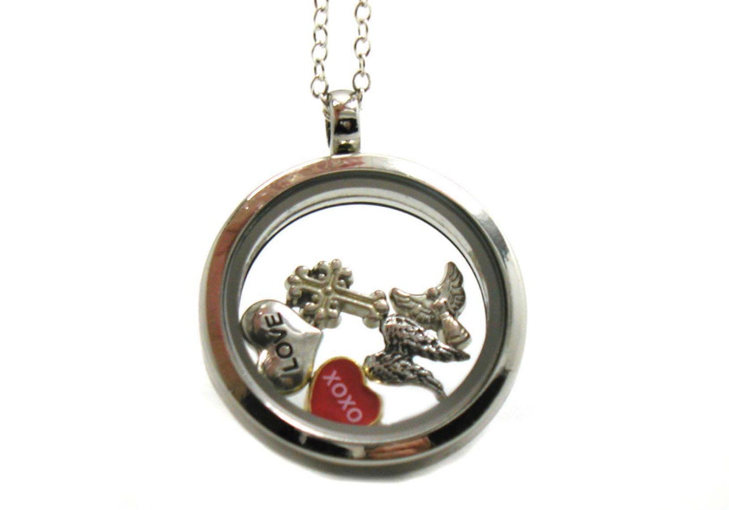 Custom Charm Locket Necklace Custom Floating Charm Build