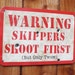 Disneyland Inspired Signs Skippers Shoot First But Only