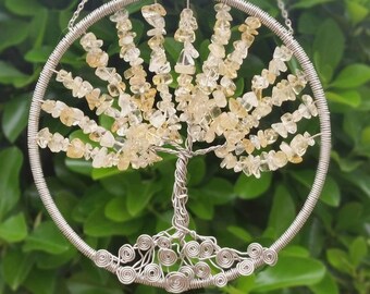 Unique wire tree suncatcher related items | Etsy