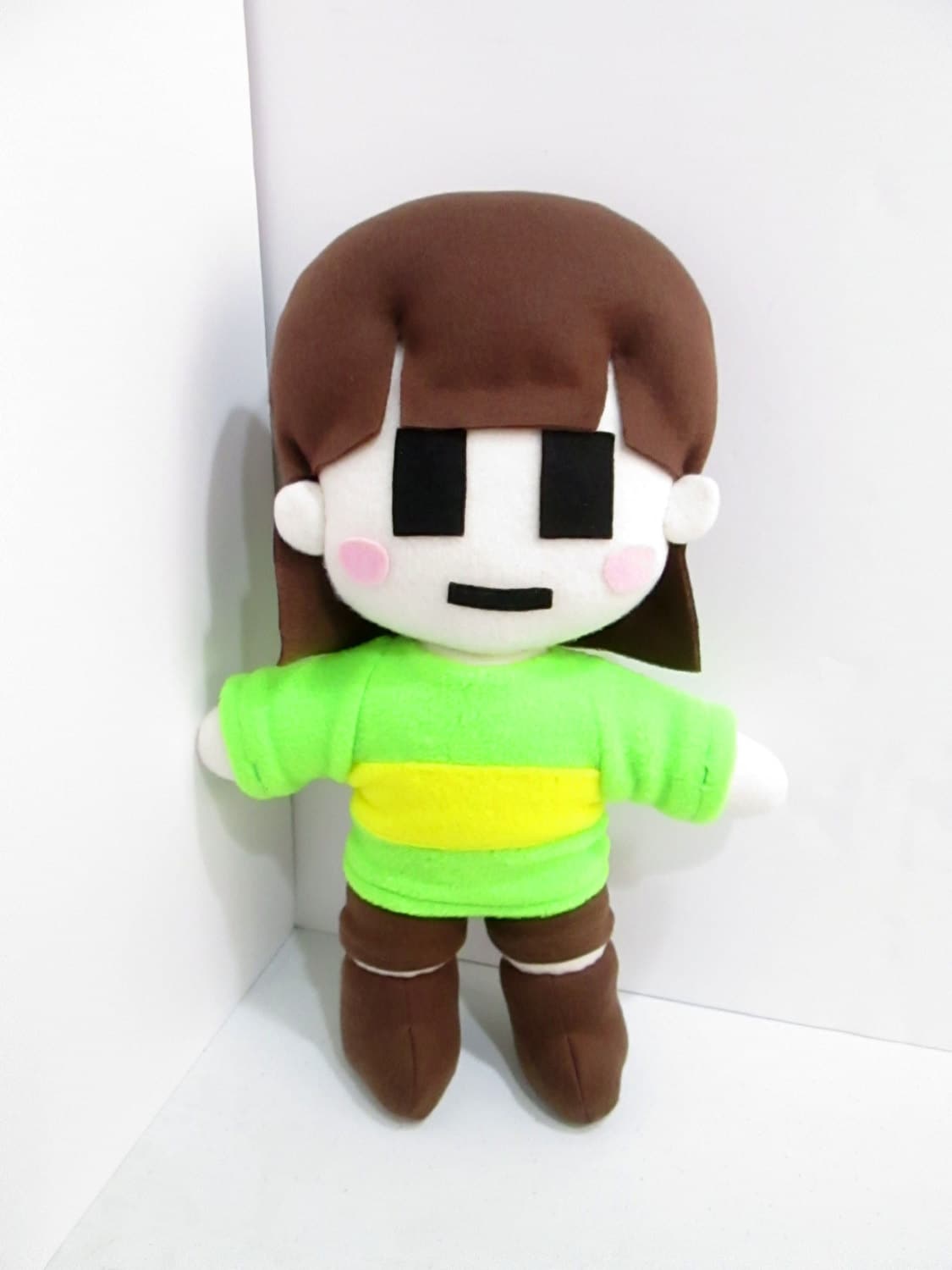 Chara Plush Inspired by Undertale Unofficial Huggable Size