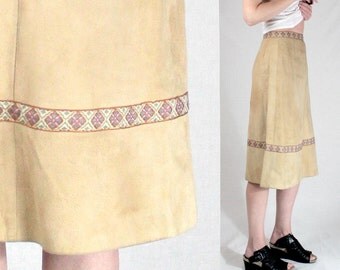 Deerskin skirt | Etsy