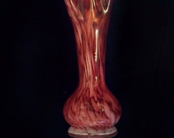 Splatter glass vase | Etsy