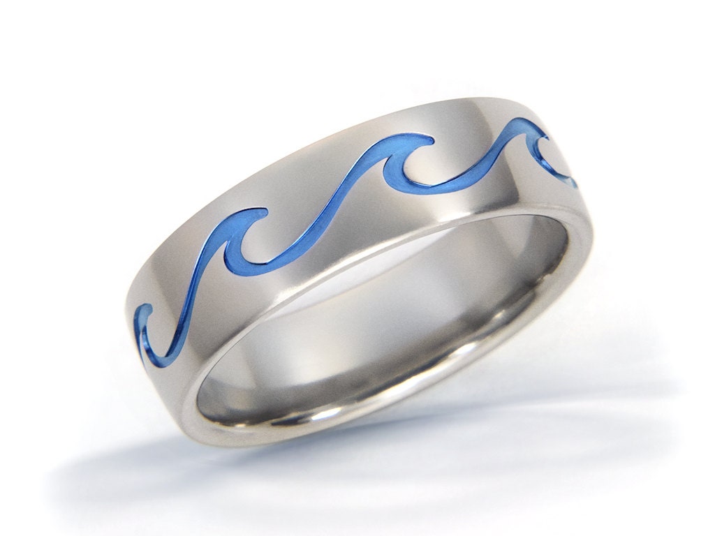 Ocean Wave Ring Beach Jewelry Ocean Ring Beach Ring Wave