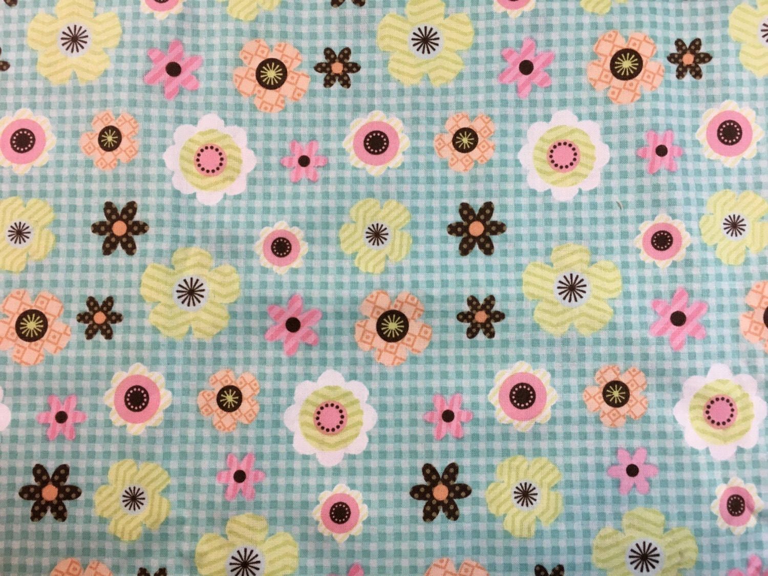 Daisy cotton fabric baby material nursery fabric nursery