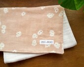 Items similar to Selah Burp Cloth - pink floral. SALE 10% off on Etsy