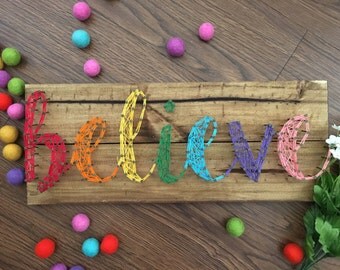 String art word | Etsy