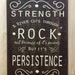 Strength wood sign gift for her life lesson wall decor