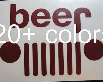 Beer decal | Etsy