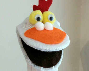 Rooster puppet | Etsy
