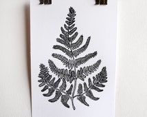 Unique fern print related items | Etsy