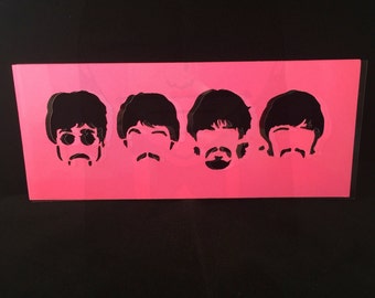 Beatles stencil | Etsy