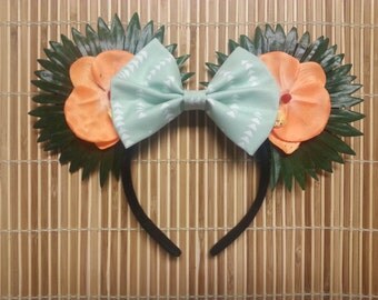 Hawaiian Flower in Ear Mouse Ears