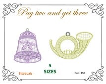 Unique bell embroidery related items | Etsy