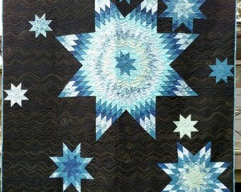 Starry night quilt | Etsy