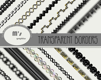 Bordes digitales | Etsy