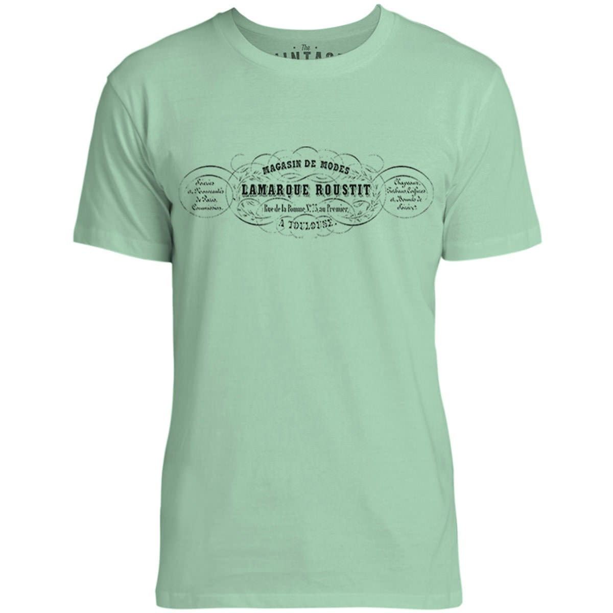 Mintage French Ephemera Mens Fine Jersey T-Shirt by TheMintage