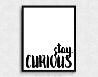 Stay curious | Etsy
