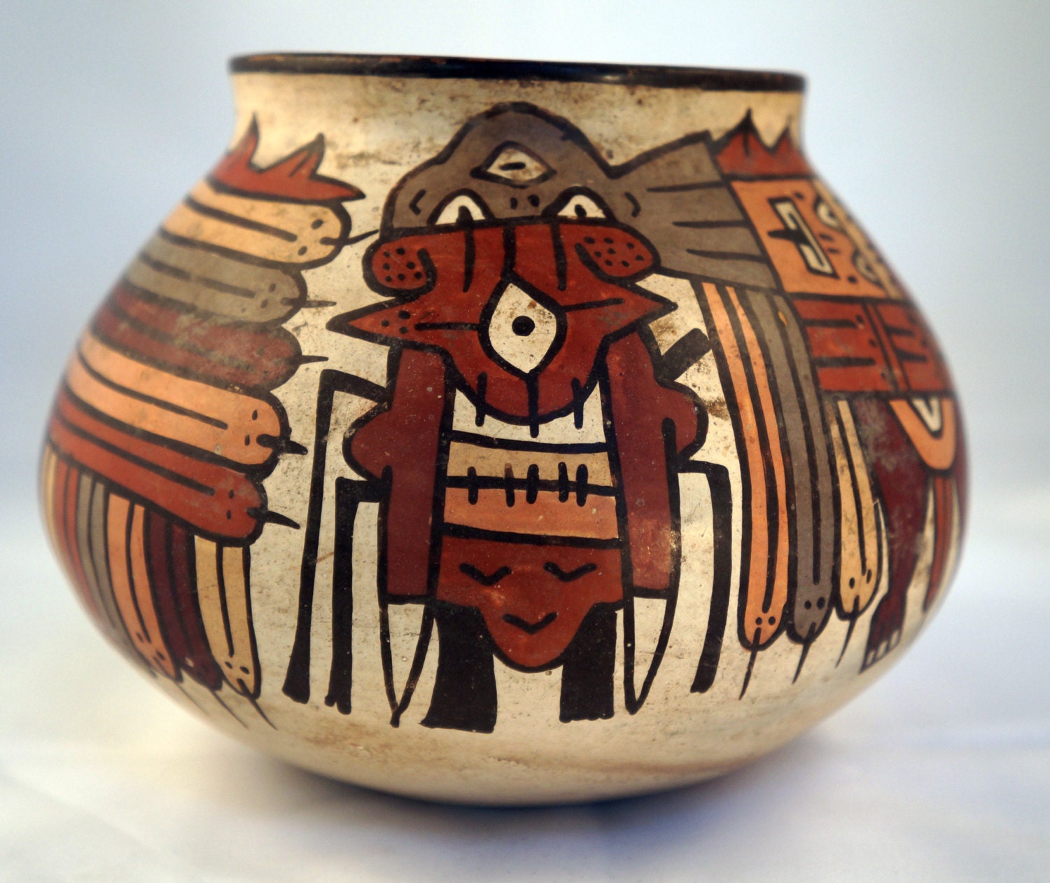 Pre-Columbian Nazca Nasca Pottery BowlHorrible