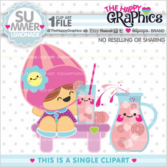Summer Clipart Summer Graphic COMMERCIAL USE by TheHappyGraphics