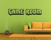Unique gaming wall decals related items | Etsy