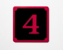 Unique classic house number related items | Etsy