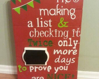 Checking it twice | Etsy