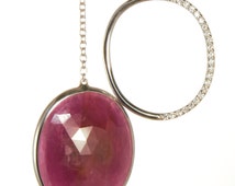 Unique bezel set ruby related items | Etsy