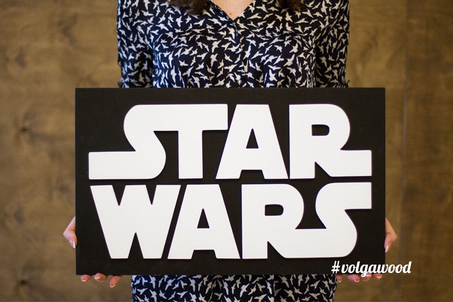 Star Wars wood sign Star Wars wooden decoration Star by VolgaWood