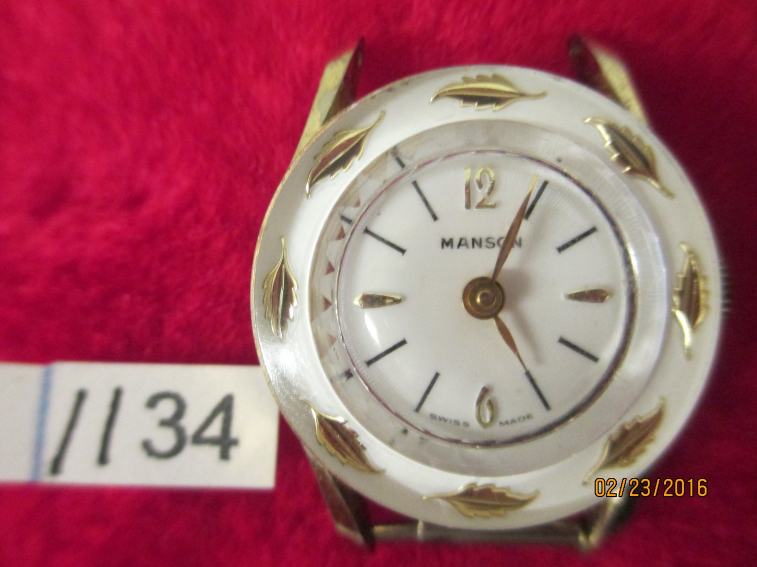 Vintage Manson Swiss Women's Wind Up Watch Wristwatch