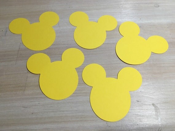 Mickey Mouse Cut-Outs 3 inches set of 20