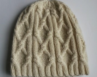 Irish knit hat | Etsy