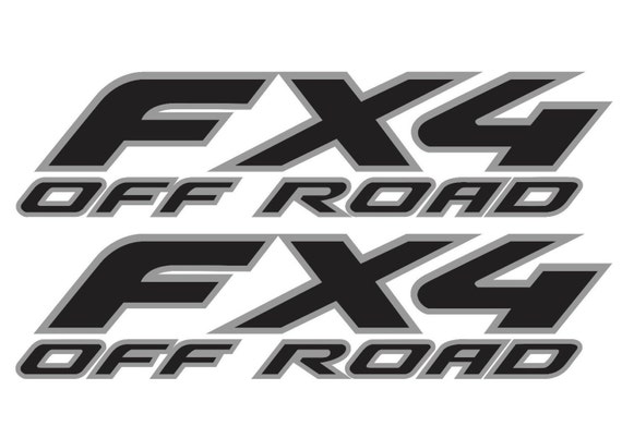 Pair 4x4 FX4 Bed Decals Stickers Ford Truck-T-4