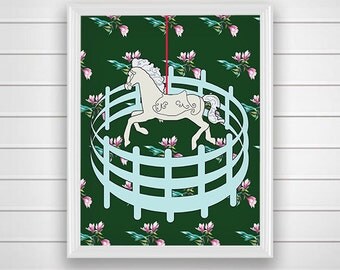 Carousel horse | Etsy