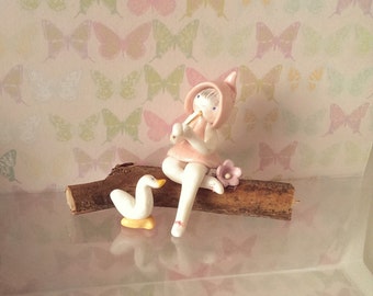 Polymer clay fairy | Etsy