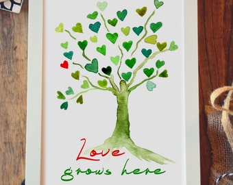 Love grows here | Etsy