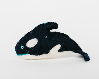 Felt orca | Etsy