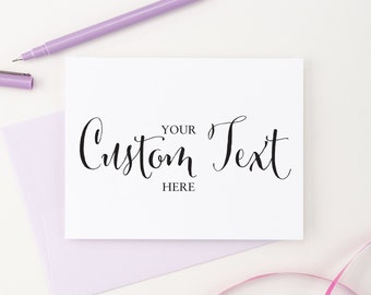 Items similar to Personalized Wedding Photo Thank You double-sided note ...