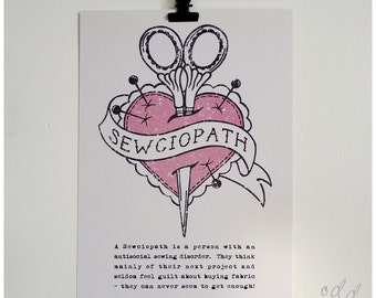 Sewing puns | Etsy
