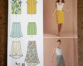 Items similar to Misses Flared Bias Skirts Sewing Pattern 2 Lengths ...