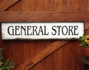Unique general store sign related items | Etsy