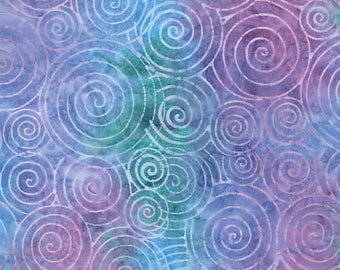 Batik swirl fabric | Etsy