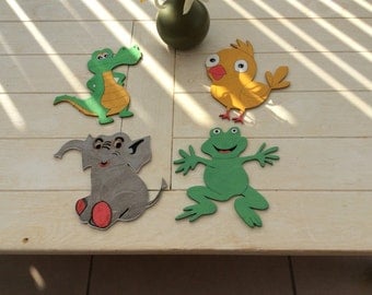 Laser cut animals | Etsy