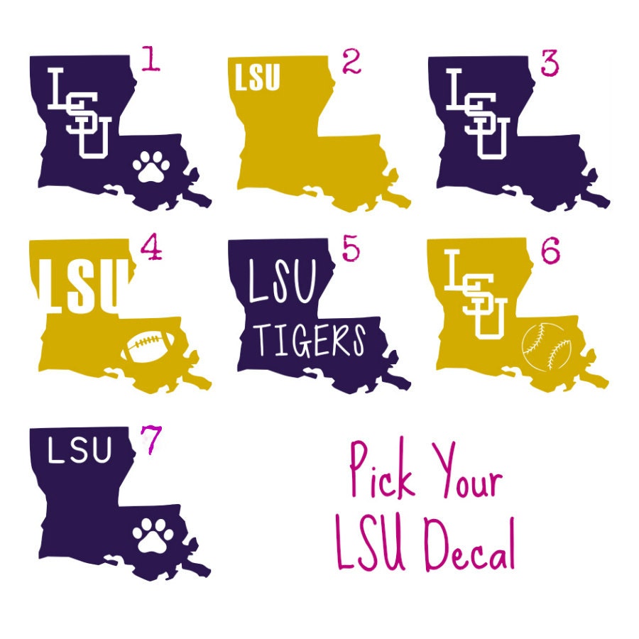 Lsu Decals And Stickers at Don Jackson blog