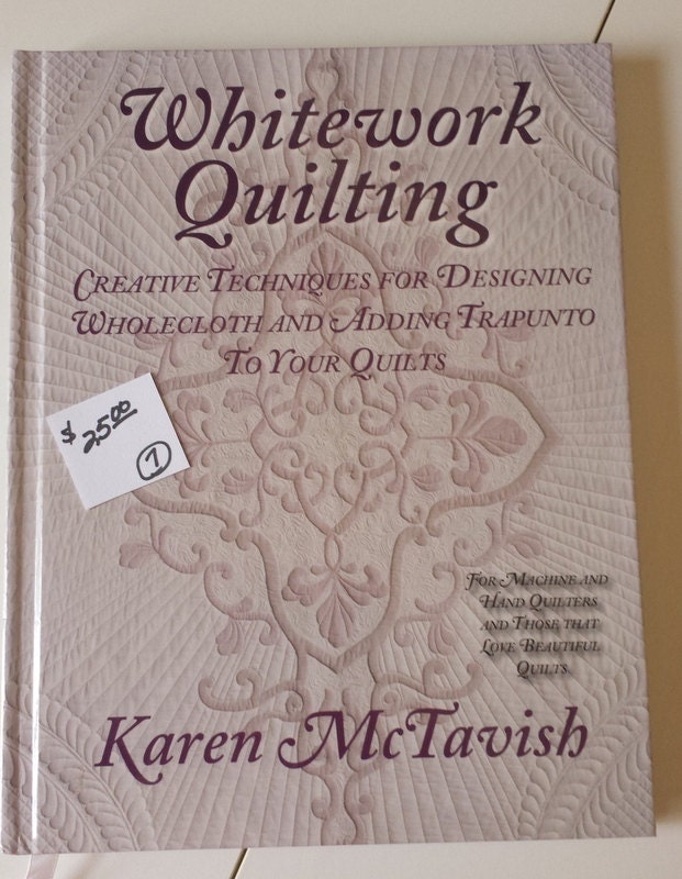 WHITEWORK QUILTING by Karen McTavish by CedarHausQuilting on Etsy