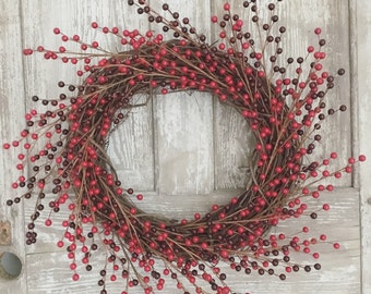 Unique berry wreaths related items | Etsy