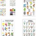 English/Spanish Poster Pack Numbers Animals Colours and